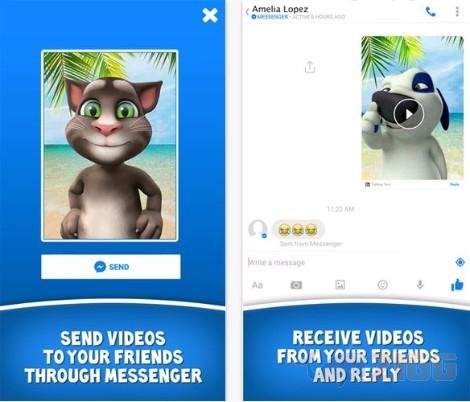 Download Talking Tom para Messenger - Zigg