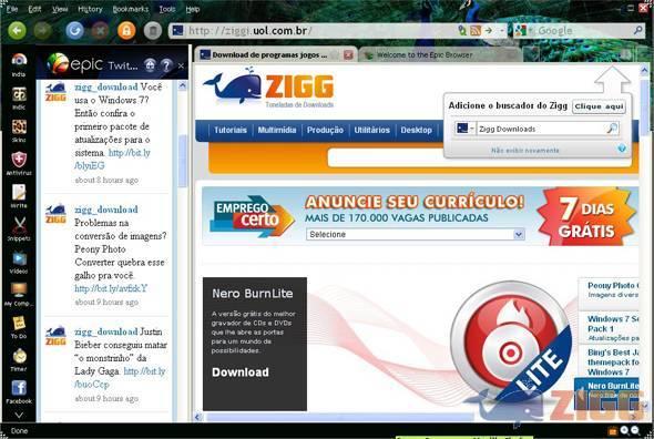 Download Epic Browser - Zigg