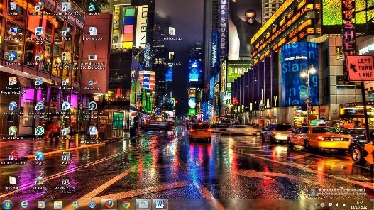 Download Times Square Windows 7 Theme - Zigg